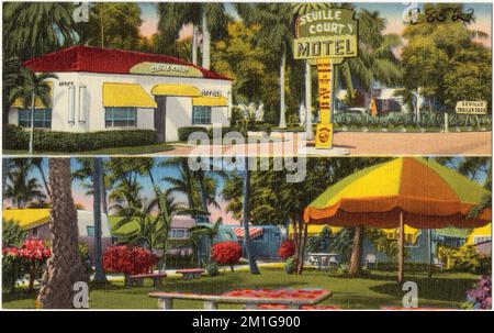Seville Court Motel , Motels, Tichnor Brothers Collection, postcards of ...