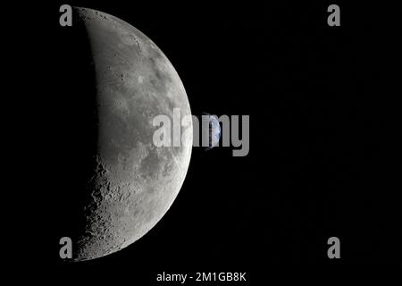 lunar surface detail on transparent background - 3D rendering - maps ...