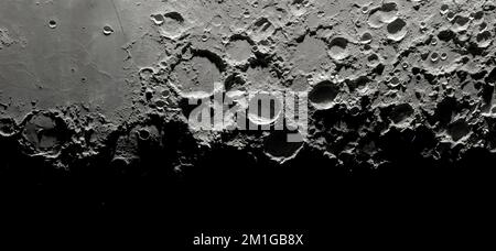 lunar surface detail on transparent background - 3D rendering - maps ...