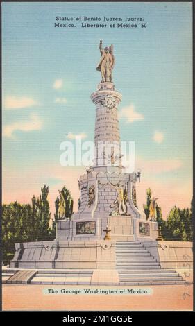 Statue of Benito Juarez, Juarez, Mexico. Liberator of Mexico, the ...
