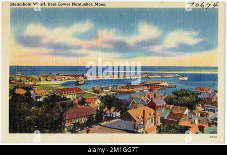 Steamboat Wharf From Lower Nantucket Mass Cities Towns Piers