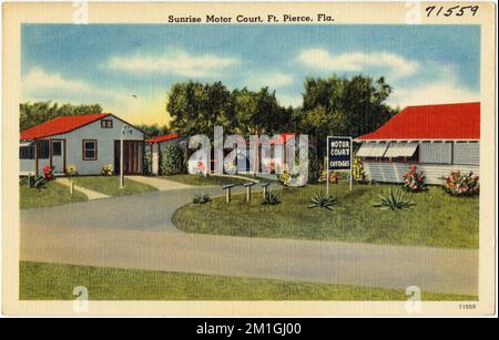 Sunrise Motor Court, Ft. Pierce, Fla. , Motels, Tichnor Brothers ...