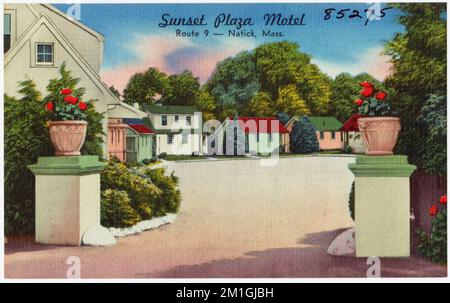 Sunset Motel , Motels, Tichnor Brothers Collection, postcards of the ...