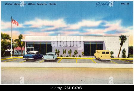 United States post office, Palmetto, Florida , Post offices, Tichnor ...