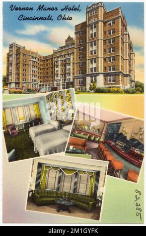 Vernon Manos Hotel, Cincinnati, Ohio , Hotels, Tichnor Brothers ...