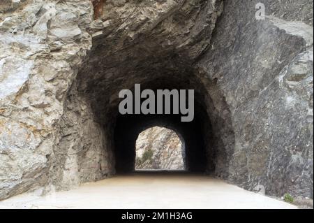 Save Download Preview A man-made cavern beneath the mountains in ...