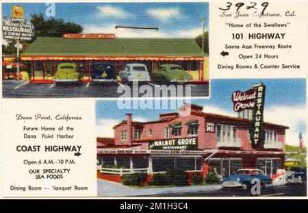 Walnut Grove Restaurant , Restaurants, Tichnor Brothers Collection ...