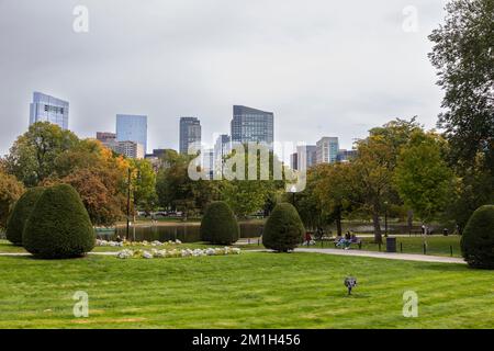 Boston Common Park, Massachusetts, USA Stock Photo - Alamy