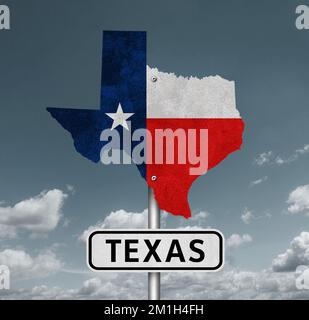 Map of Texas Stock Photo - Alamy