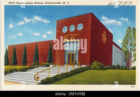 WGY broadcasting station, Schenectady, N. Y. , Tichnor Brothers ...