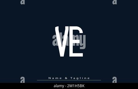 VE Alphabet letters Initials Monogram logo Stock Vector Image & Art - Alamy