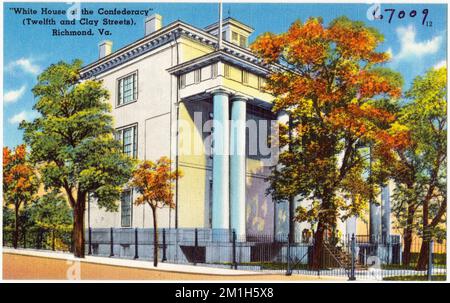 'White House of the Confederacy' (Twelfth and Clay streets), Richmond ...