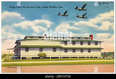 Wings over the Service Club, Camp Chaffee, Ark. , Military facilities ...
