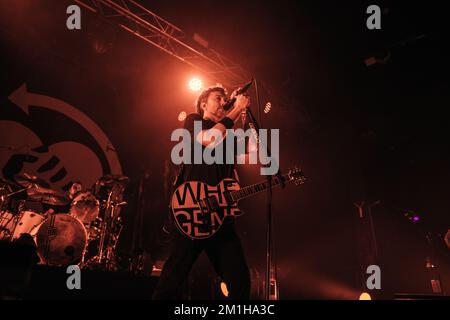 Rise Against live at Manchester Academy Uk, 22nd November 2022 Stock ...