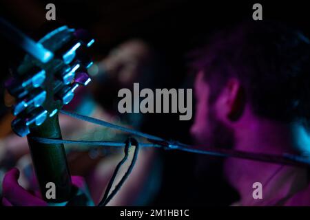 Fraser Morgan playing at the Hunter Club Bury St. Edmunds Stock Photo ...