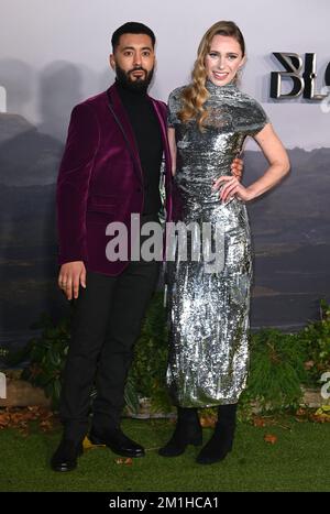 Zach Wyatt and Lizzie Annis, The Witcher: Blood Origin - World Premiere ...