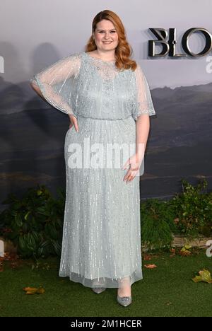 Amy Murray arriving at The Witcher Blood Origin Premiere, the BFI ...