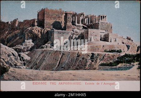 Εισοδος της Ακροπολεως - Entrée de l'Acropole , Forts & fortifications ...