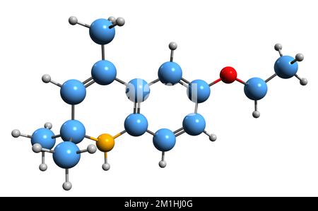 Ethoxyquin antioxidant food preservative molecule. Also used to control ...