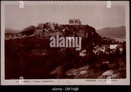 Αθηναι. Αποψις Ακροπολεως - Athènes. Vue de l'Acropole , Forts ...