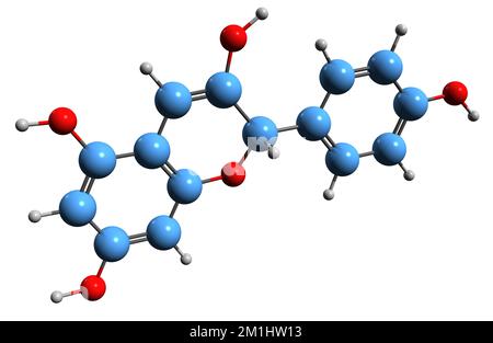 Pelargonidin pigment molecule. Skeletal formula Stock Photo - Alamy