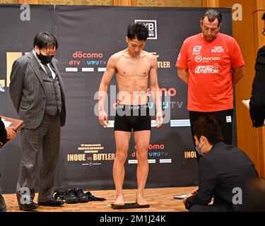 Kanagawa, Japan, on December 12, 2022. Naoya Inoue of Japan during the ...