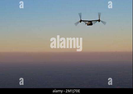A CV-22 assigned to the 8th Special Operations Squadron, prepares to ...