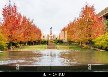 Overcast view of the fall color of OUHSC at Oklahoma Stock Photo - Alamy