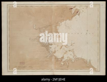 A chart of Massachusetts Bay , Boston Bay Mass., Maps, Early works to ...