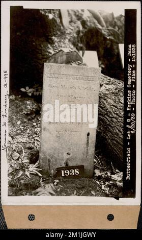 Hopkins, Hopkins Cemetery, lot 2, Dana, Mass., June 28, 1939 : Unknown ...