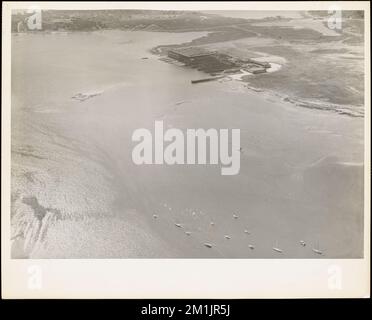 Aerial view , Air bases. Photographs of the First Naval District Stock ...