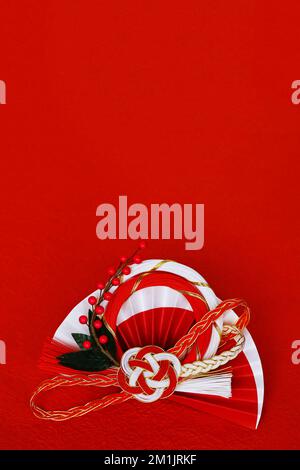 Japanese new year red paper texture, natural grunge canvas abstract ...