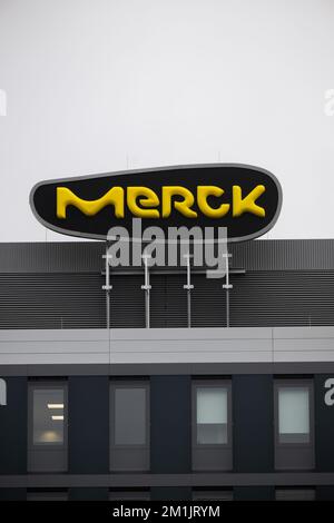 Darmstadt, Germany. 06th Dec, 2022. The logo of the Merck ...