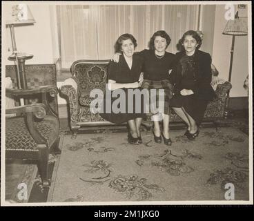 Alice, Lucy, Florence Aroyan , Families. Leon Abdalian Collection Stock ...