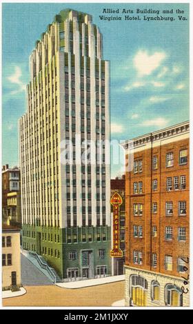 Allied Arts Building and the Virginia Hotel, Lynchburg, Va. , Hotels ...