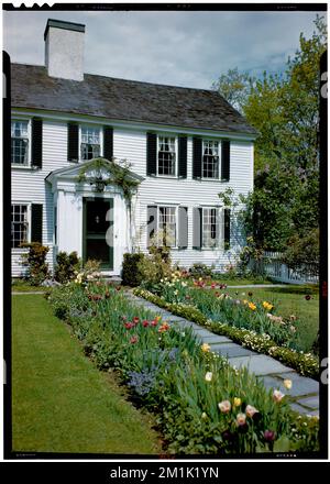 Andover, house exterior , Architecture, Dwellings, Gardens. Samuel ...