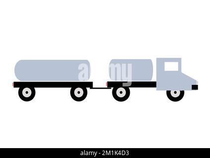 LKW Symbole, Grafikelemente, Icons, Gespanne Stock Photo - Alamy