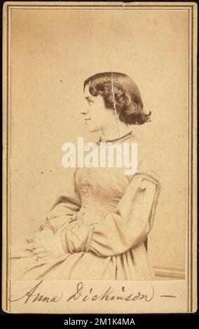 Anna Elizabeth Dickinson (1842-1932), American Orator and Lecturer, an ...