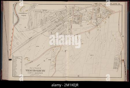 Map of Dorchester, Roxbury, and West Roxbury , Boston Mass., Maps ...
