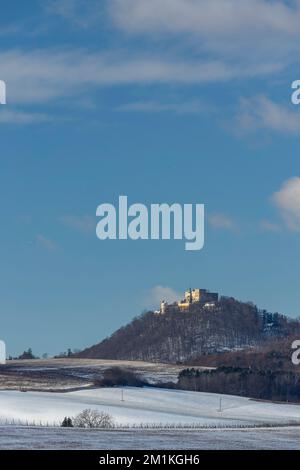 Buchlov Castle in winter, Czech Republic Stock Photo - Alamy