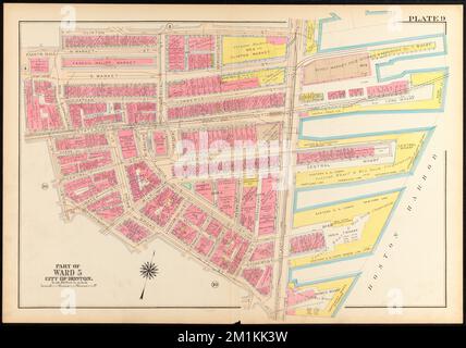 Atlas of the city of Boston, Boston proper and Back Bay : plate 5 , Boston Mass., Maps, Real ...