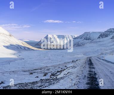 Snowy Mountains, Bolafjall, Westfjords Stock Photo - Alamy