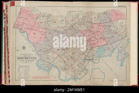 Map of Dorchester , Dorchester Boston, Mass., Maps Norman B. Leventhal ...