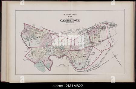 Map of the city of Cambridge , Cambridge Mass., Maps Norman B ...