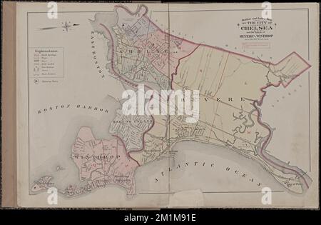 Map of the city of Chelsea : from actual surveys 1867 , Chelsea Mass ...