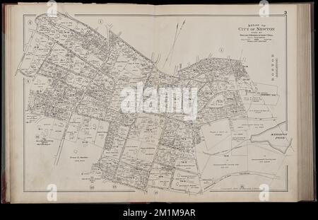 Atlas of the city of Newton, Massachusetts. plate 4 , Real property ...