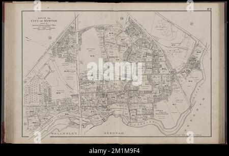 Atlas of the city of Newton, Massachusetts. plate 18 , Real property ...