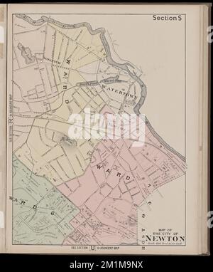 Atlas of the city of Newton, Massachusetts. section M , Real property ...