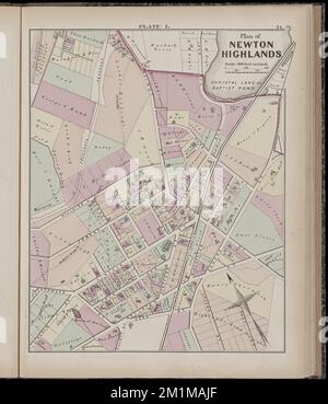 Atlas of the city of Newton, Middlesex Co., Massachusetts : from actual ...