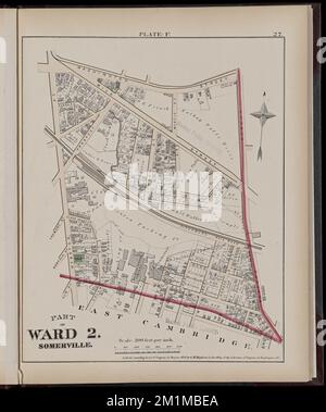 Map of the City of Somerville , Somerville Mass., Maps, Massachusetts ...